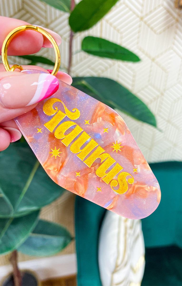Taurus, Keychain – Ztina Boutique